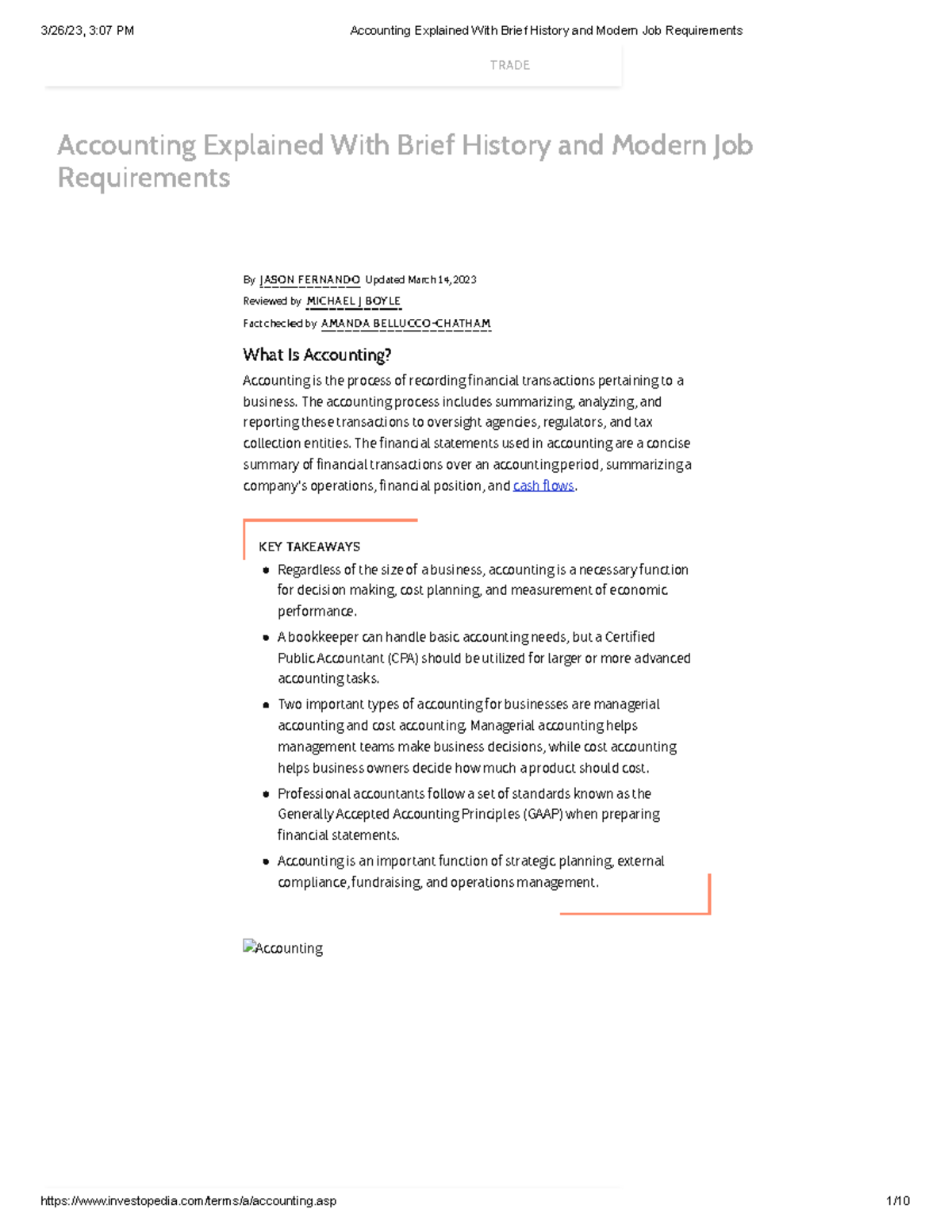 Accounting Explained With Brief History and Modern Job Requirements ...