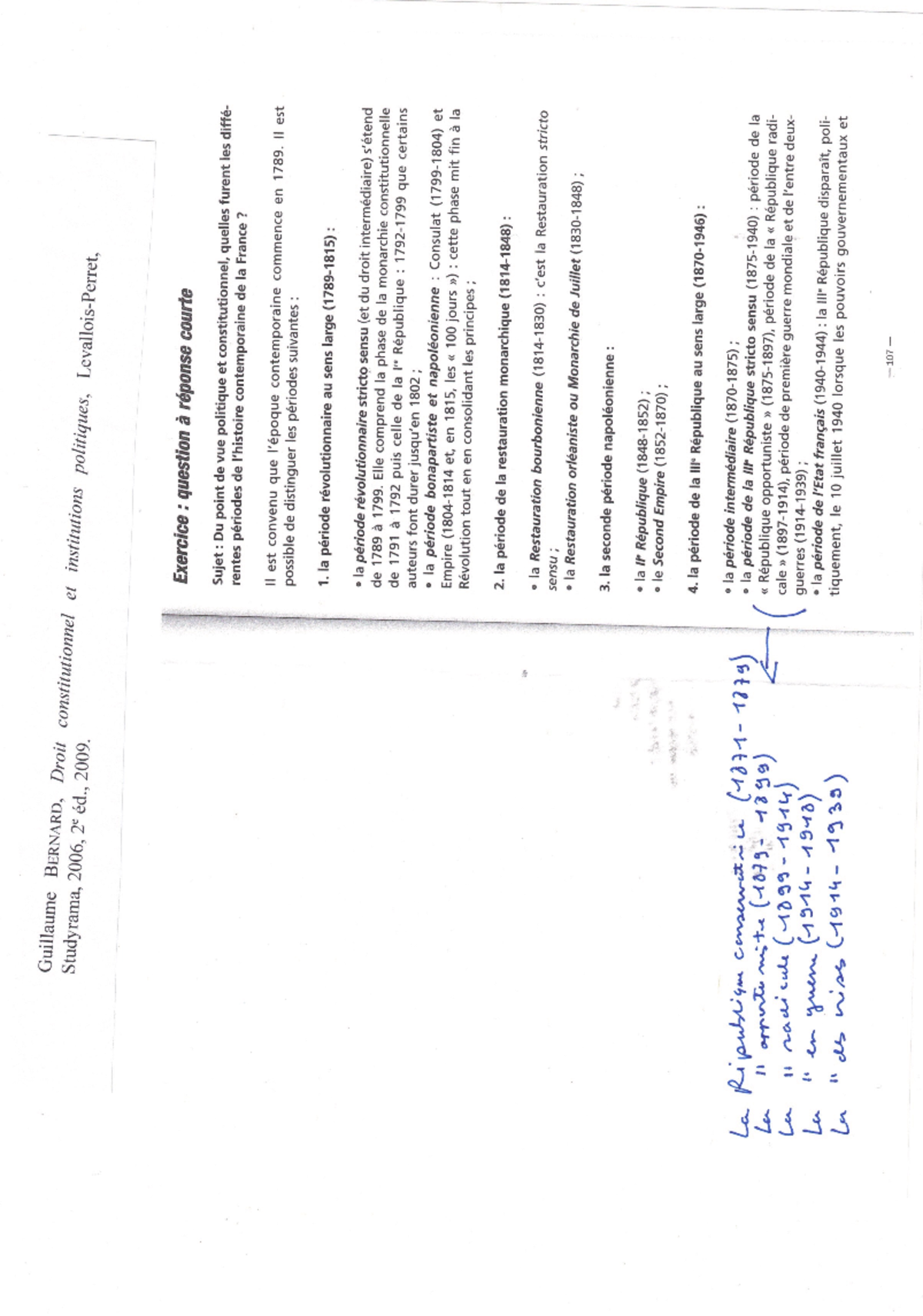 Introduction 1 = Chronologie succincte des régimes politique en France ...