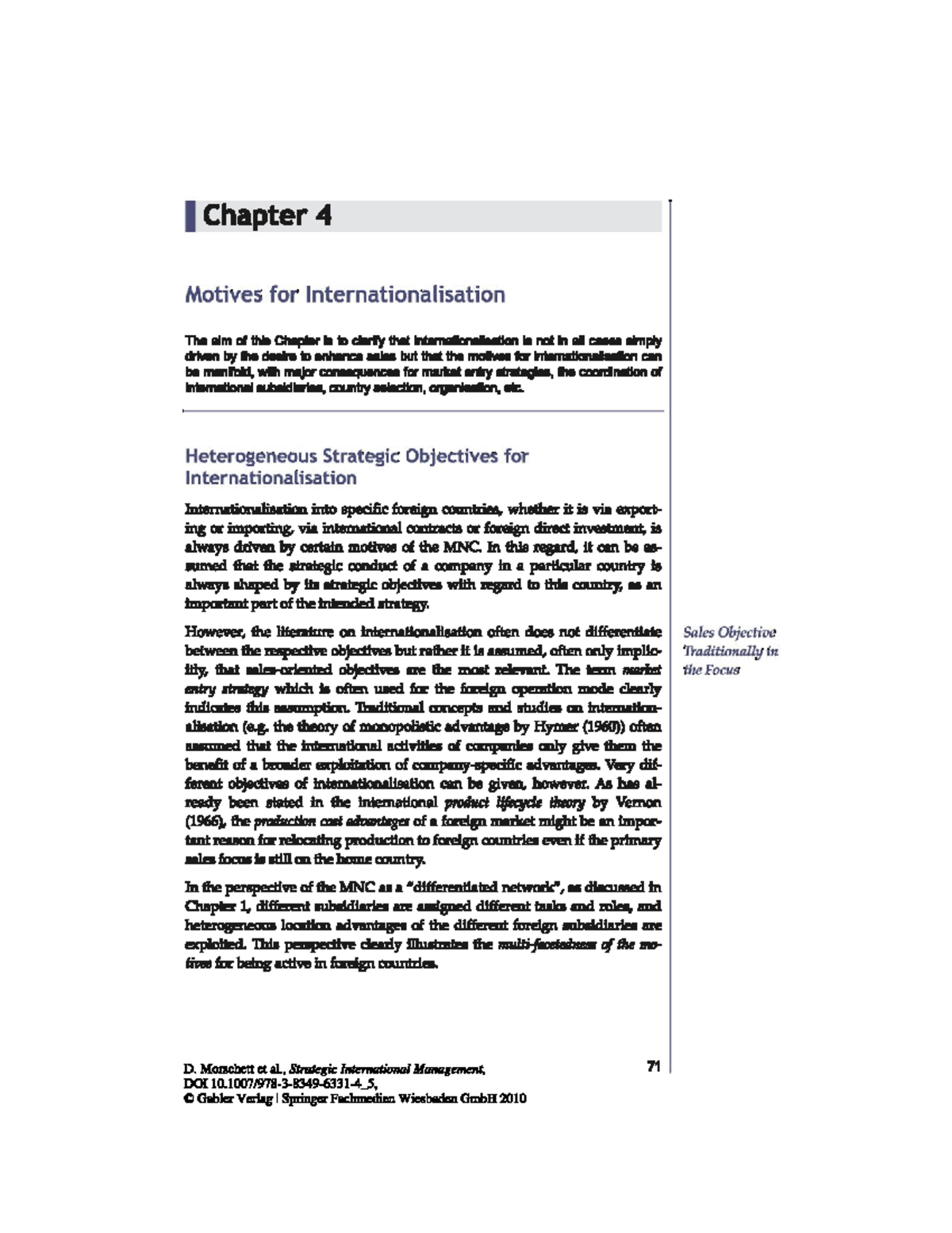Motives FOR Internationalisation, apuntes para todos - International ...