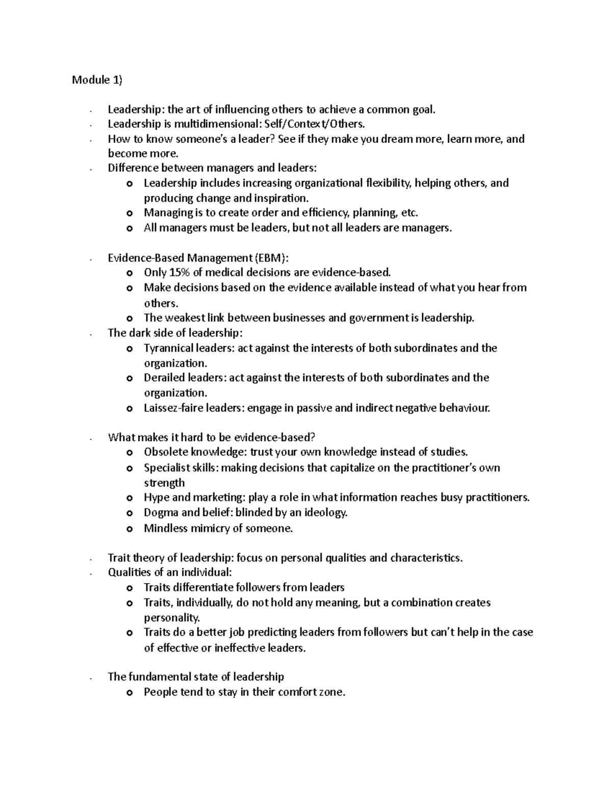 MGST 453 - I took some notes in the class and there are basically the ...