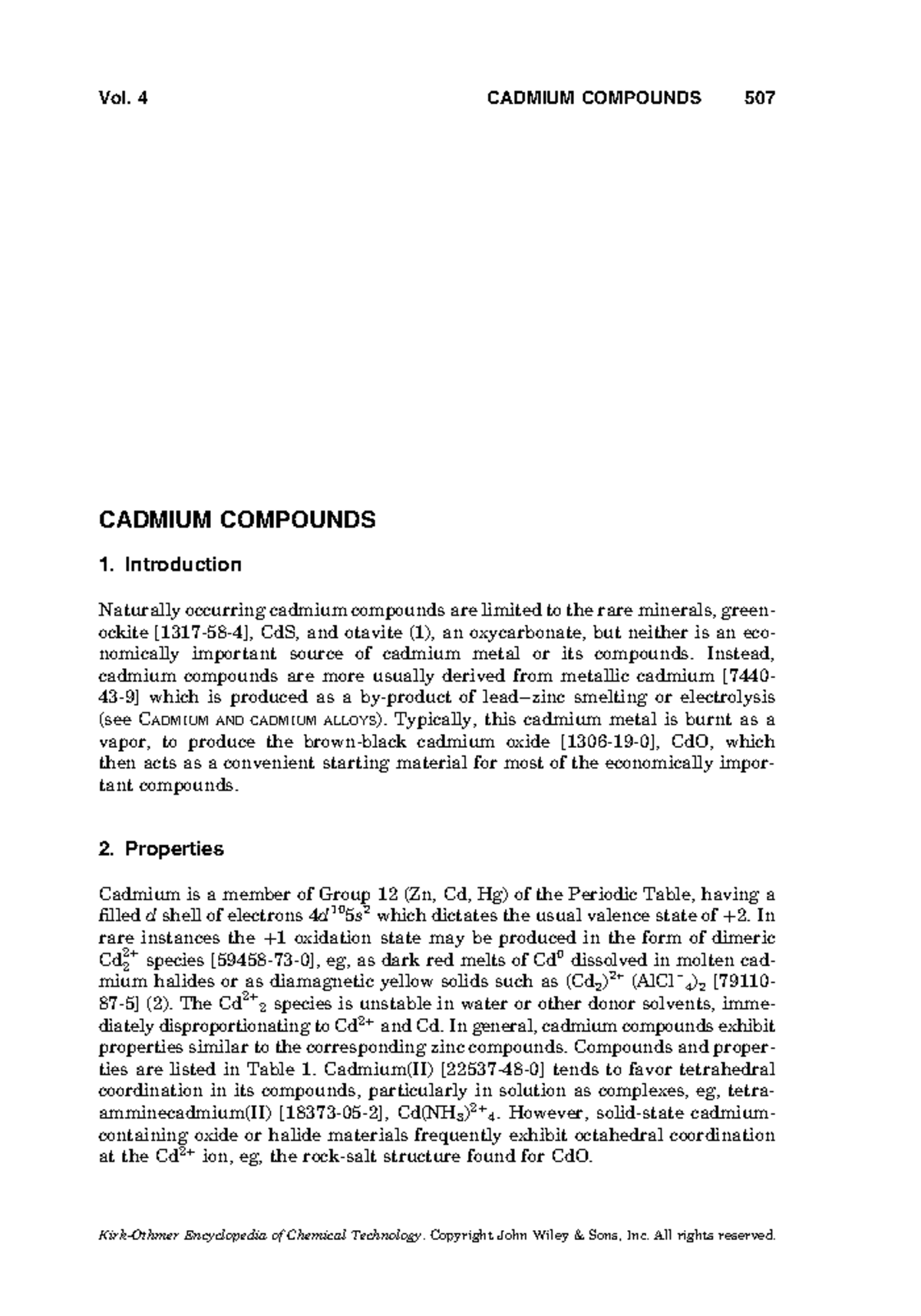 Cadmium Compounds - cadmio onndconsicn qs o c qw oni cw co qwi c ojqc ...