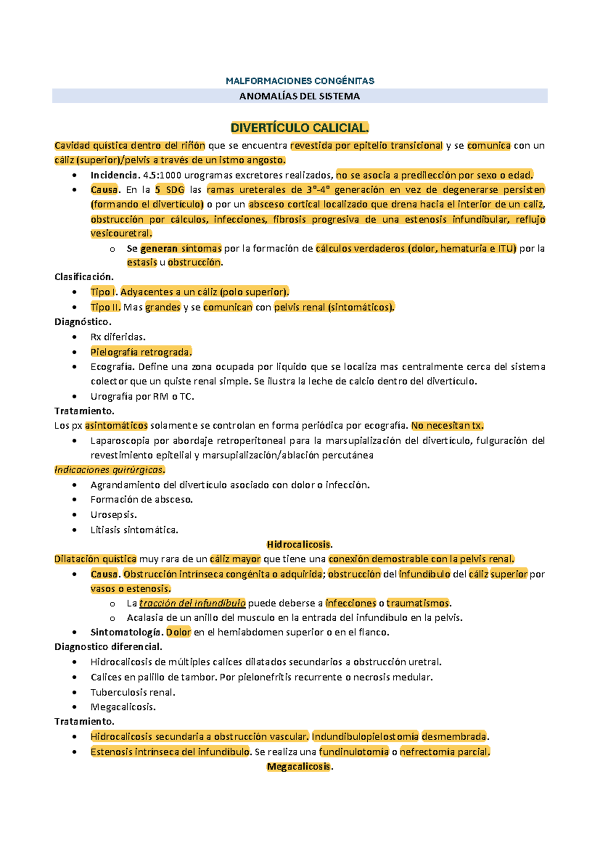 Anormalidades congénitas - MALFORMACIONES CONGÉNITAS ANOMALÍAS DEL ...