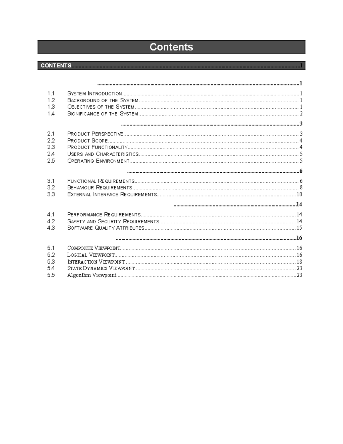 WIndow Automation System (SRS) - Contents 1 - Studocu