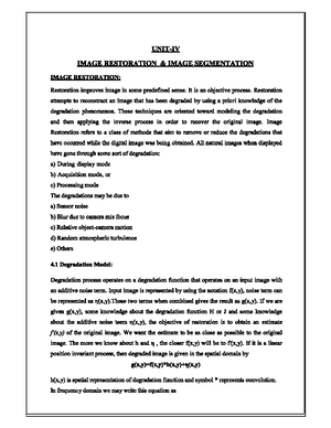 DIP - Unit -1 (DIP) Objective of Digital Image Processing: The objective of digital image ...