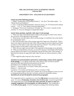 PHIL 242 Syllabus - COURSE SYLLABUS/ PHIL 242 INTRODUCTION TO FEMINIST ...