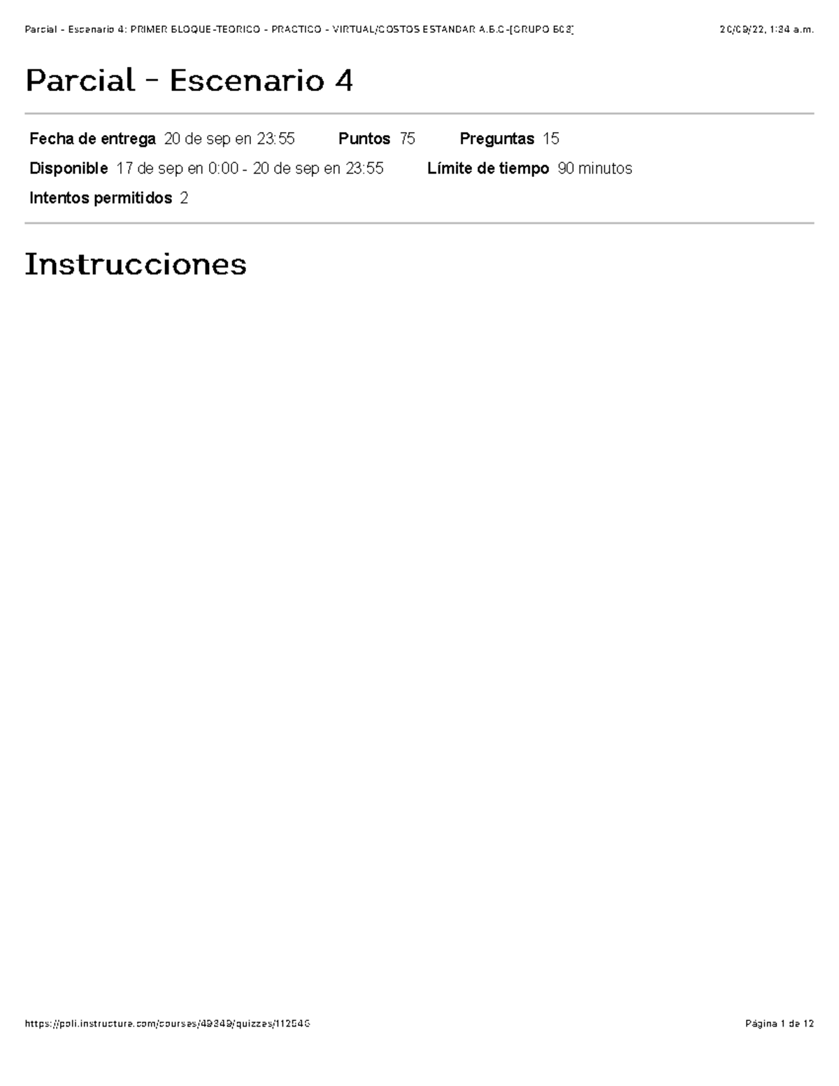 Parcial Escenario 4 intento 2 - Parcial - Escenario 4Parcial - Escenario 4 Fecha de entrega 20 ...