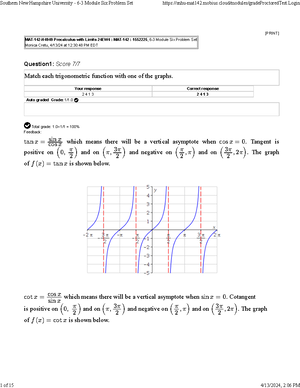 Southern New Hampshire University - 4-2 Module Four Problem Set ...