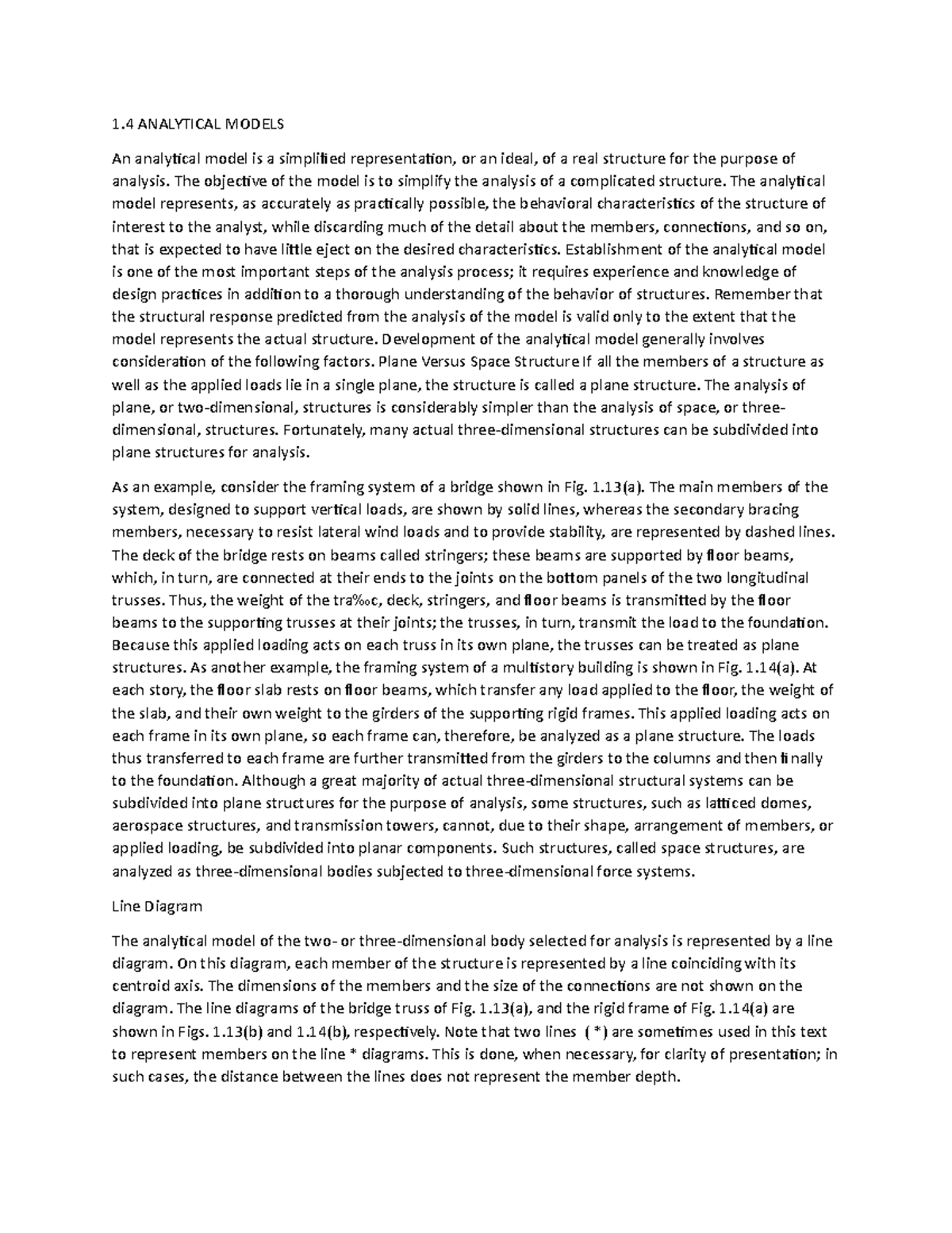 Doc-analitical models - 1 ANALYTICAL MODELS An analytical model is a ...