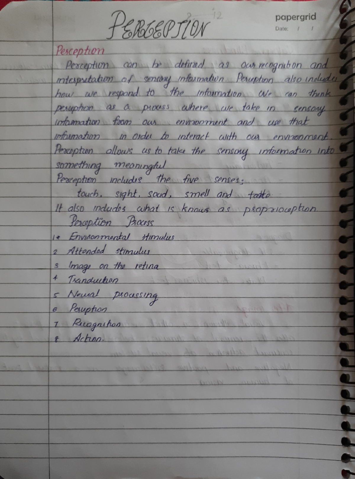 Perception - The process of how we perceive things - _rlk>fi(frjar ...