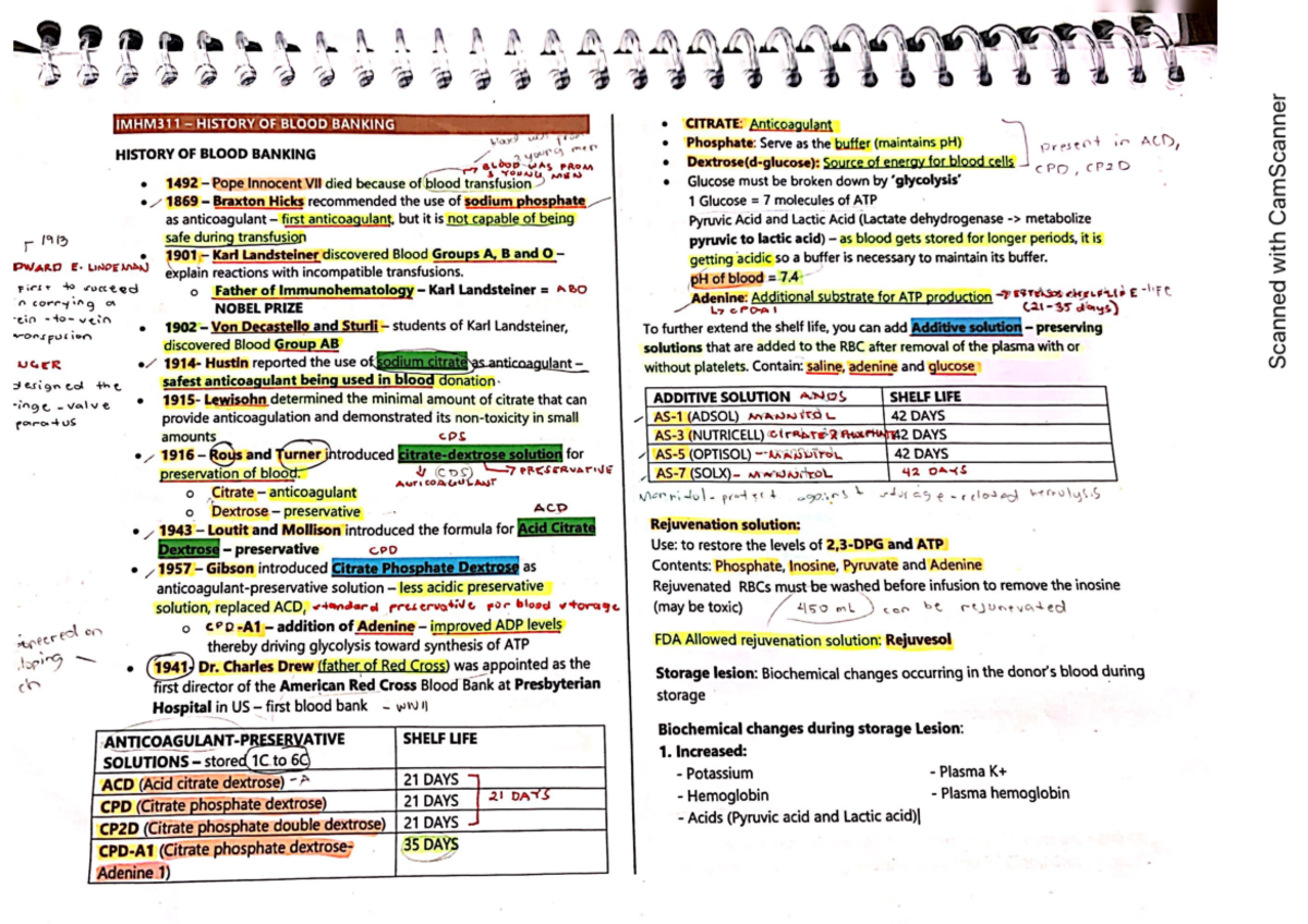 Isbb notes - Medical Technology - Studocu