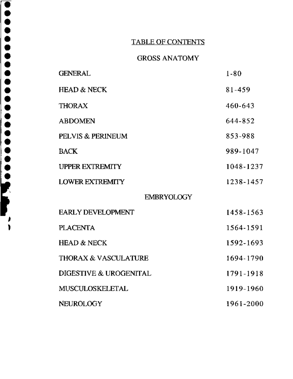 1- Anatomy MCQs - .................... TABLE OF CONTENTS GROSSANATOMY ...