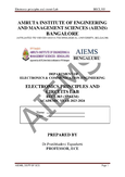 Electronic principles and circuits - BEC303 - VTU - Studocu