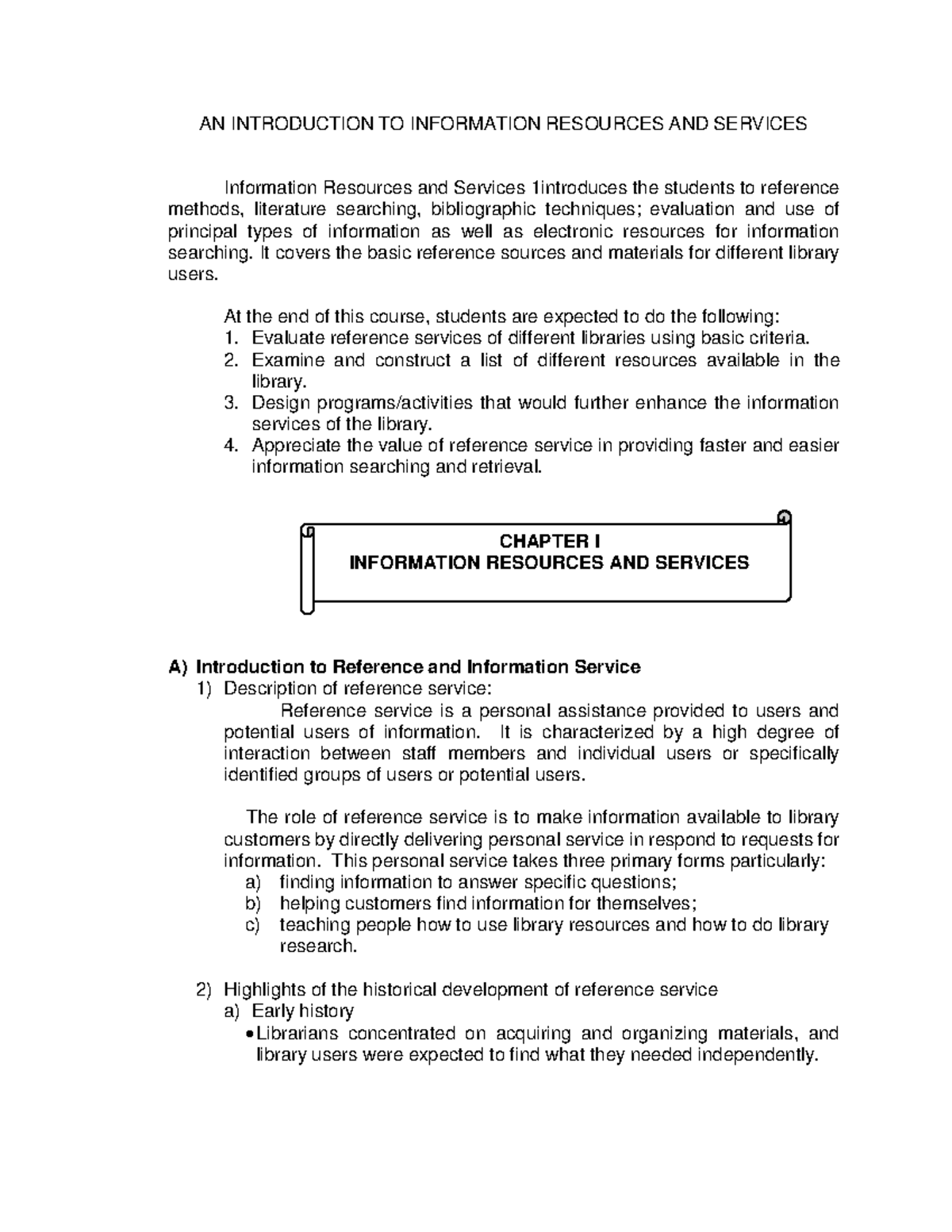 Introduction-to-Information-Resources-and-Services - AN INTRODUCTION TO ...