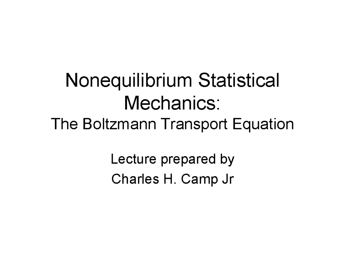 Summary The Physics of Semiconductors - Summary of chapter 6.1 ...