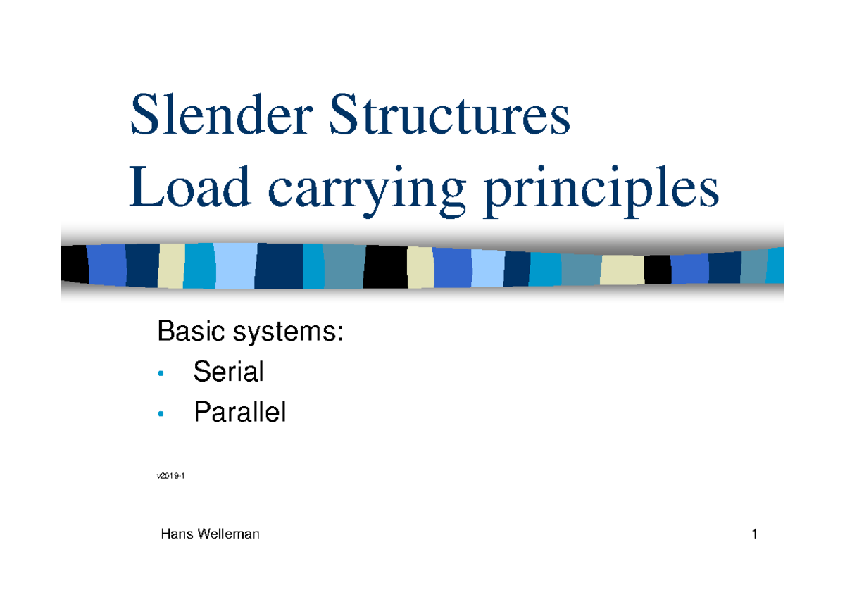 Lecture notes - Part2-basic-systems - Analysis of Slender Structures ...