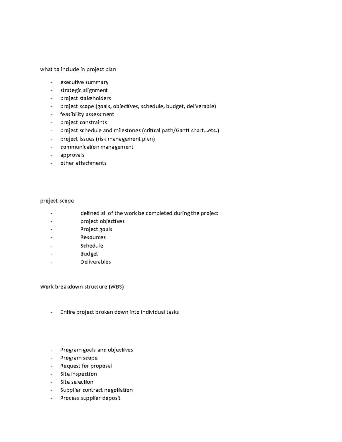 Project plan - what to include in project plan executive summary ...