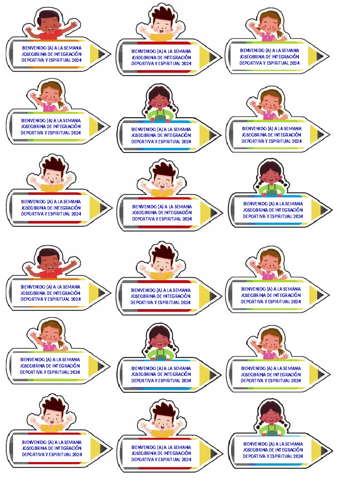Solapines - BIENVENIDO (A) A LA SEMANA JOSEOBRINA DE INTEGRACIÓN DEPORTIVA Y ESPIRITUAL 2024 ...