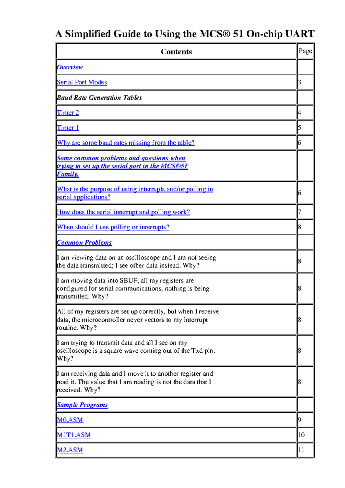 - A simplified guide to using the MCS51 on-chip UART - A Simplified ...