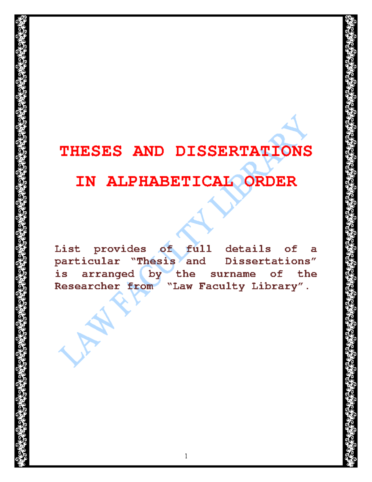 Theses and Dissertations after 2011 - THESES AND DISSERTATIONS IN ...