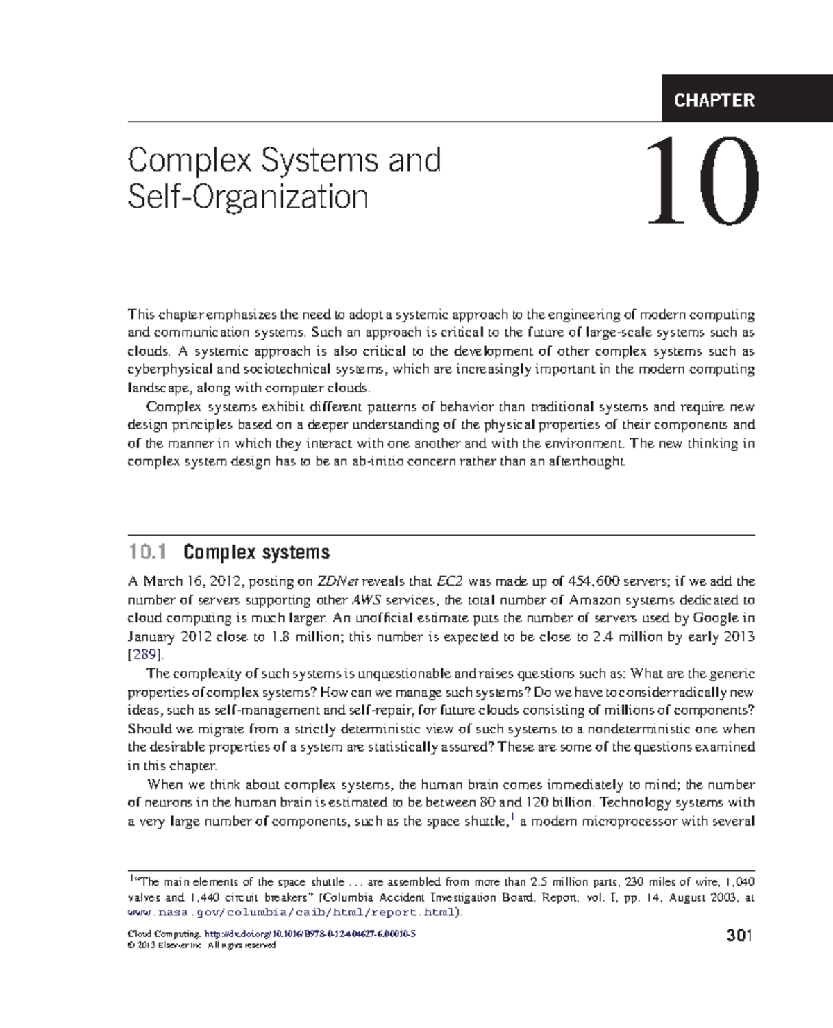 Chapter 10 - Complex Systems and Self-Organization - CHAPTER Complex ...
