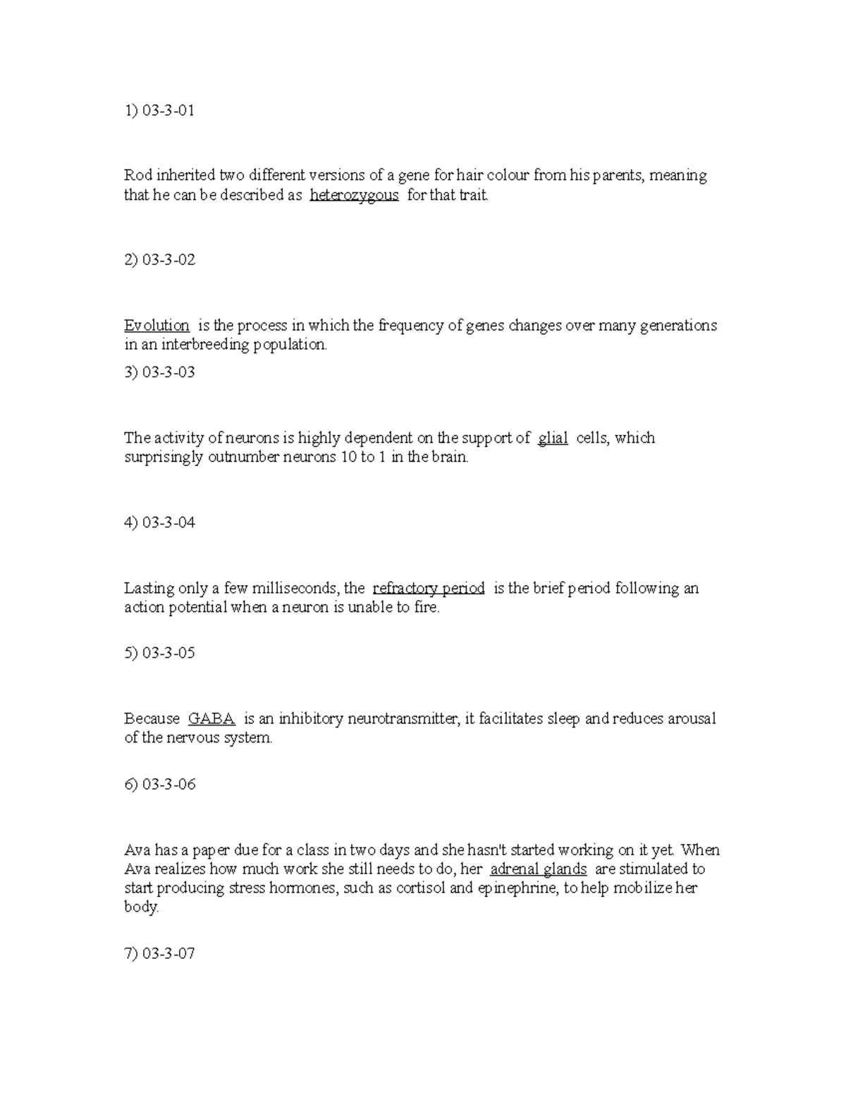 Chapter 03 Fill in the blank Questions TIF 1 03 3 Rod Inherited Two