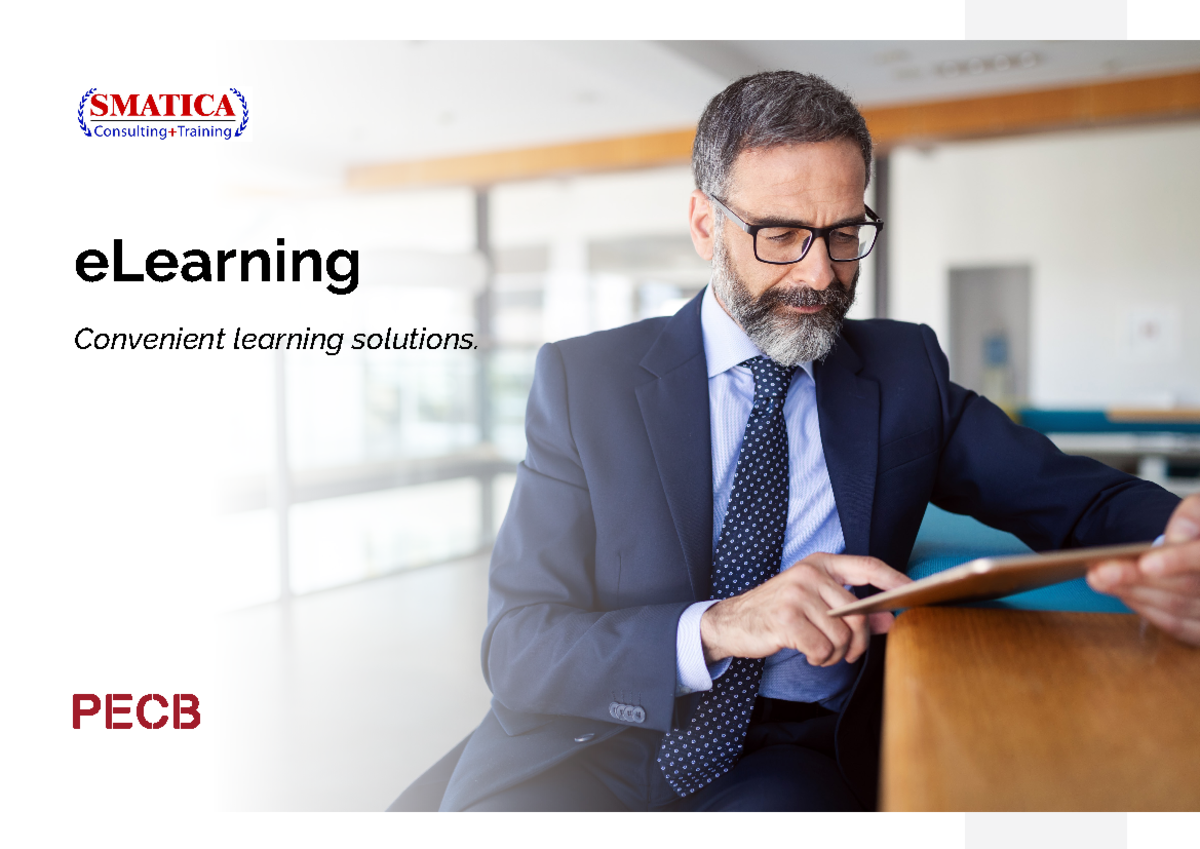 E Learning-PECB- Smatica - eLearning Convenient learning solutions. ####### As the world is ...