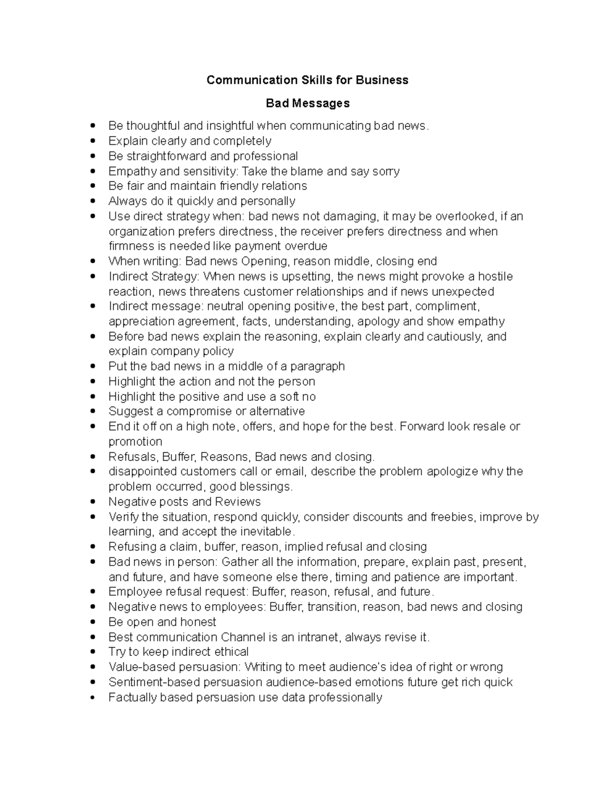 Communication Skills for Business - Explain clearly and completely Be ...