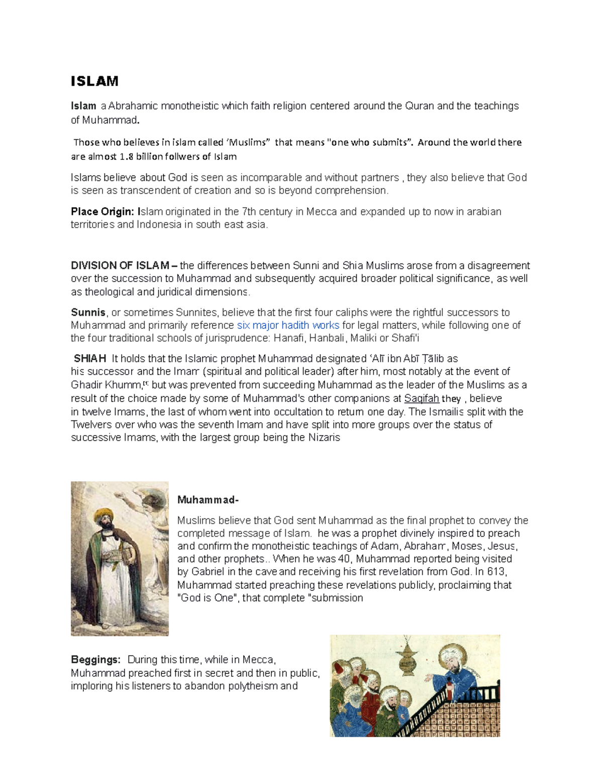 BAED-HUMSS2111 Introduction to World Religions and Belief System ...