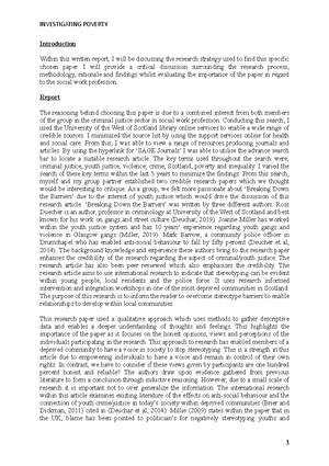 Undeserving and Deserving Poor - Compare and contrast the conception of ...