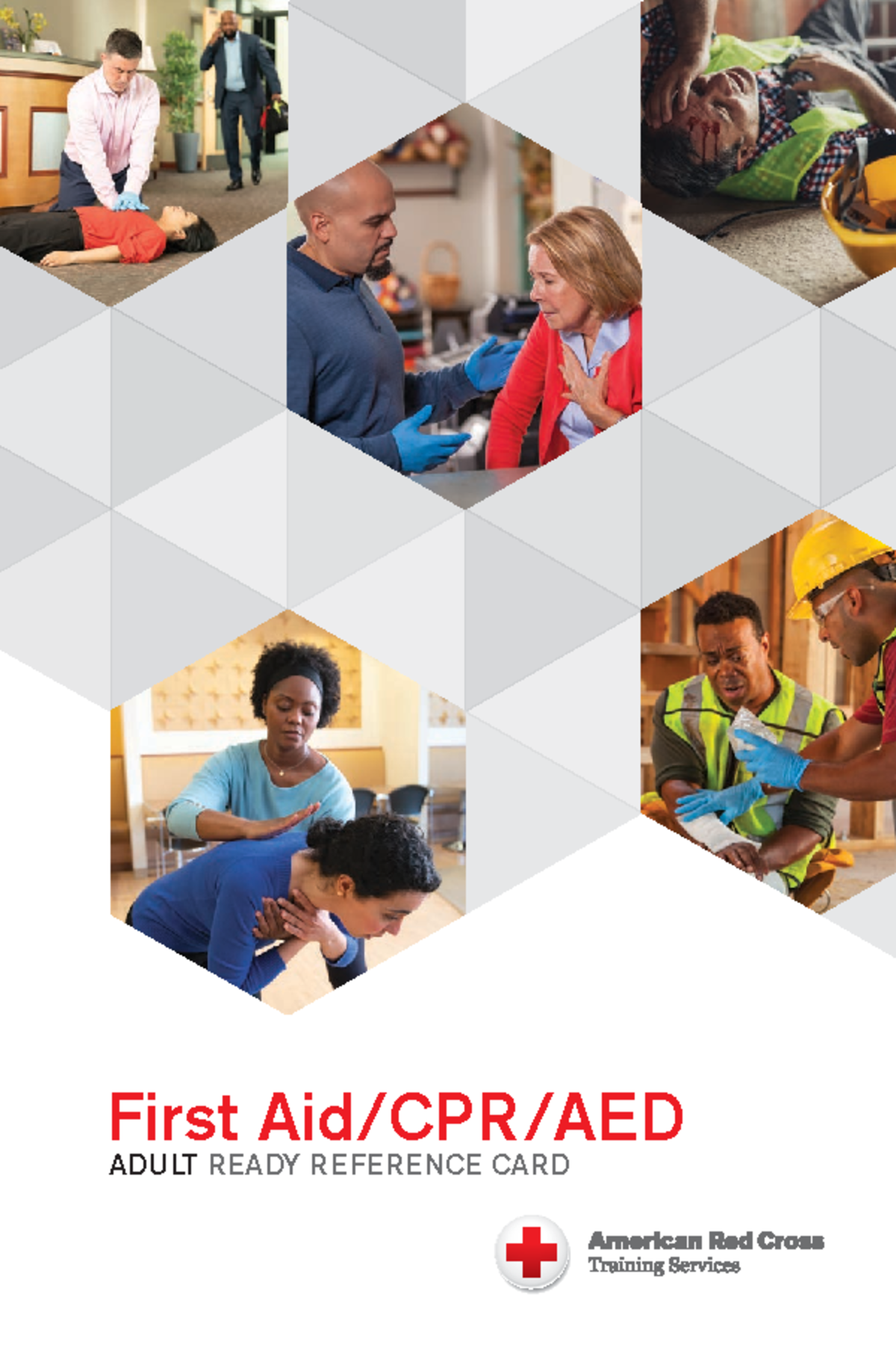 First Aid-CPR-AED Adult Ready Reference - First Aid/CPR/AED ADULT READY ...