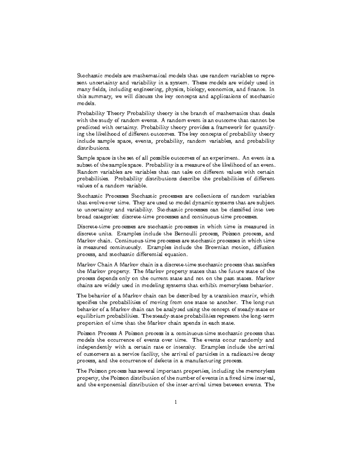 Stochastic Models Important Topic In Data Science Stochastic Models