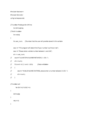 Chapter 3 - The cin Object Standard input object Like cout, requires iostream file Used to - Studocu