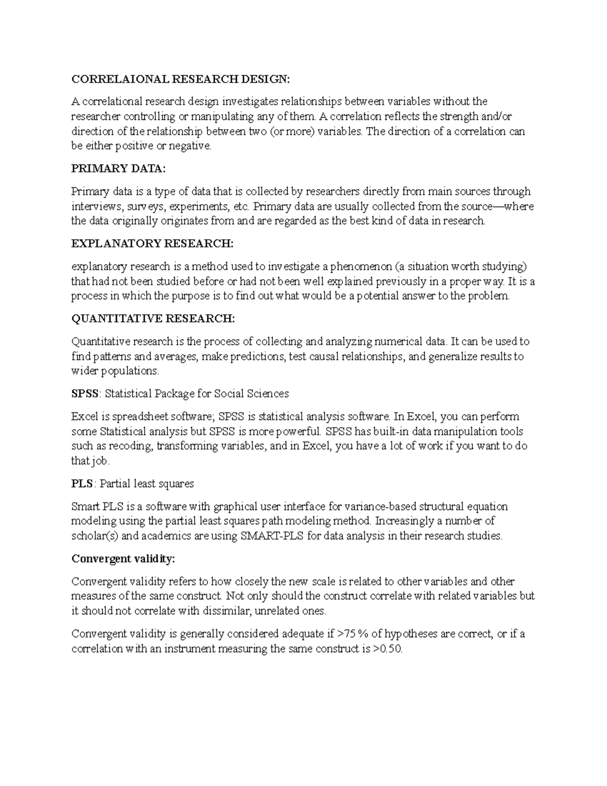 Research Presentation - CORRELAIONAL RESEARCH DESIGN: A correlational ...