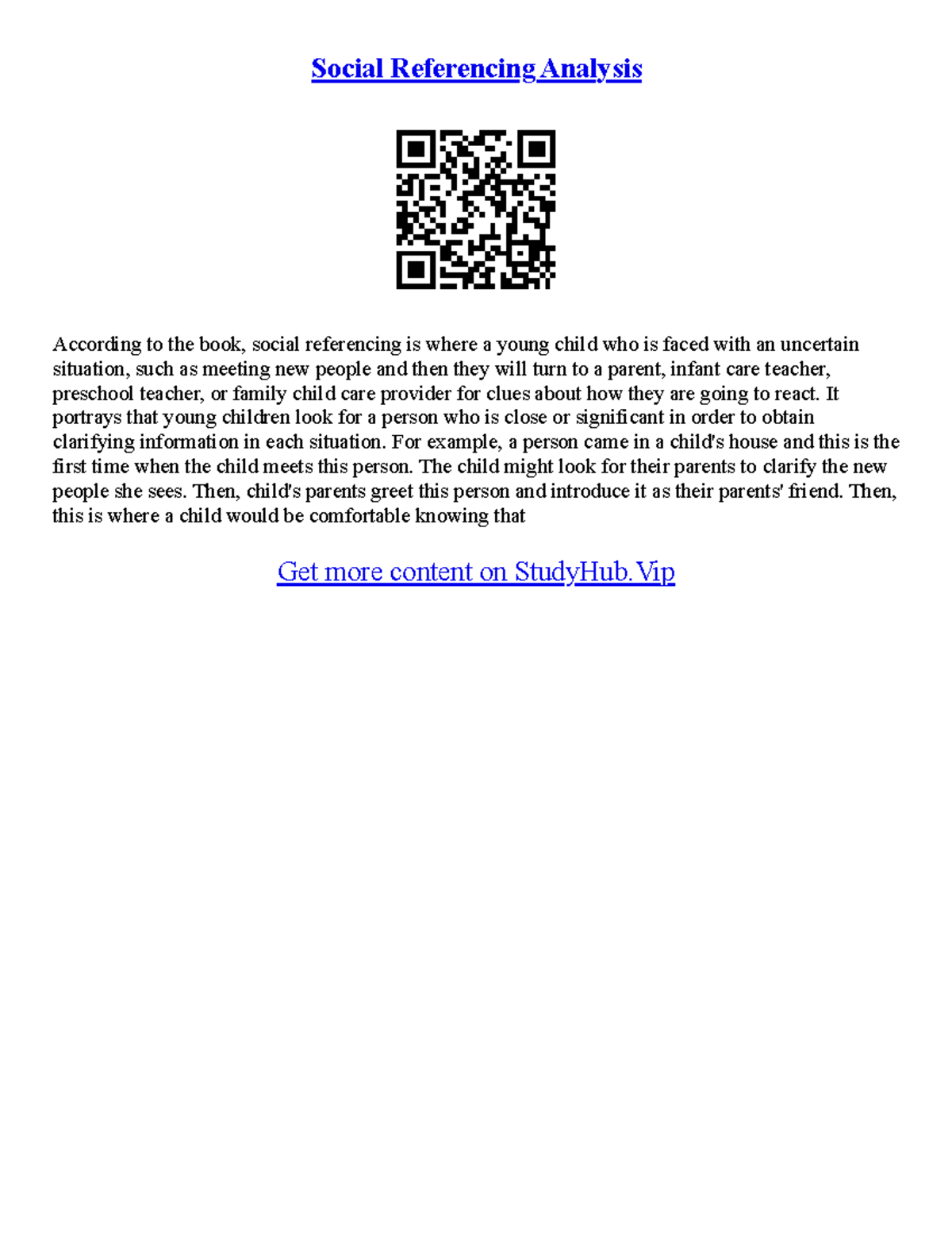 Harvard Referencing Examples Essay - Social Referencing Analysis ...