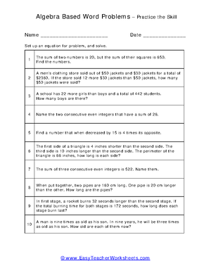 Consect - Korean, 2 koreas, noth - Consecutive Integers Word Problems ...