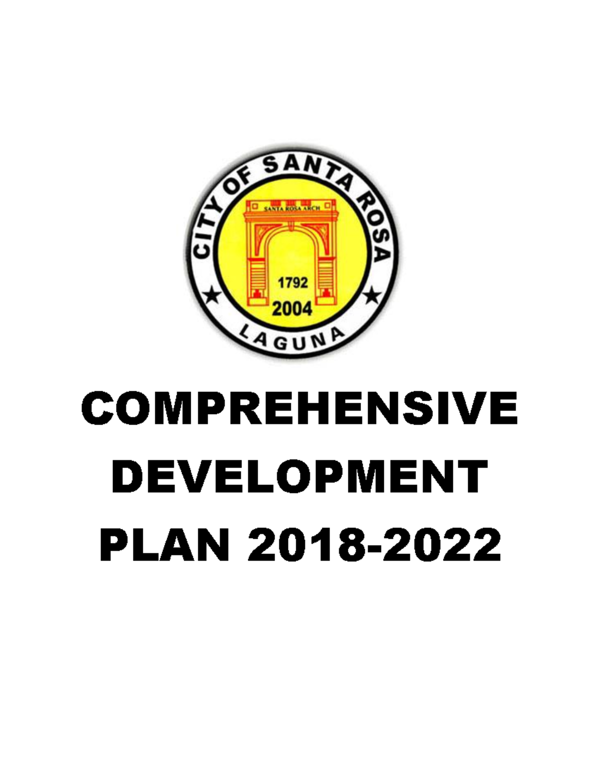 CDP 2018-2022 (unofficial) - COMPREHENSIVE DEVELOPMENT PLAN 2018- City ...