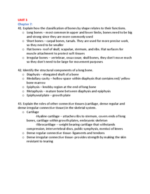 Muscular System - PDF study guides by Amy include charts, labeled ...