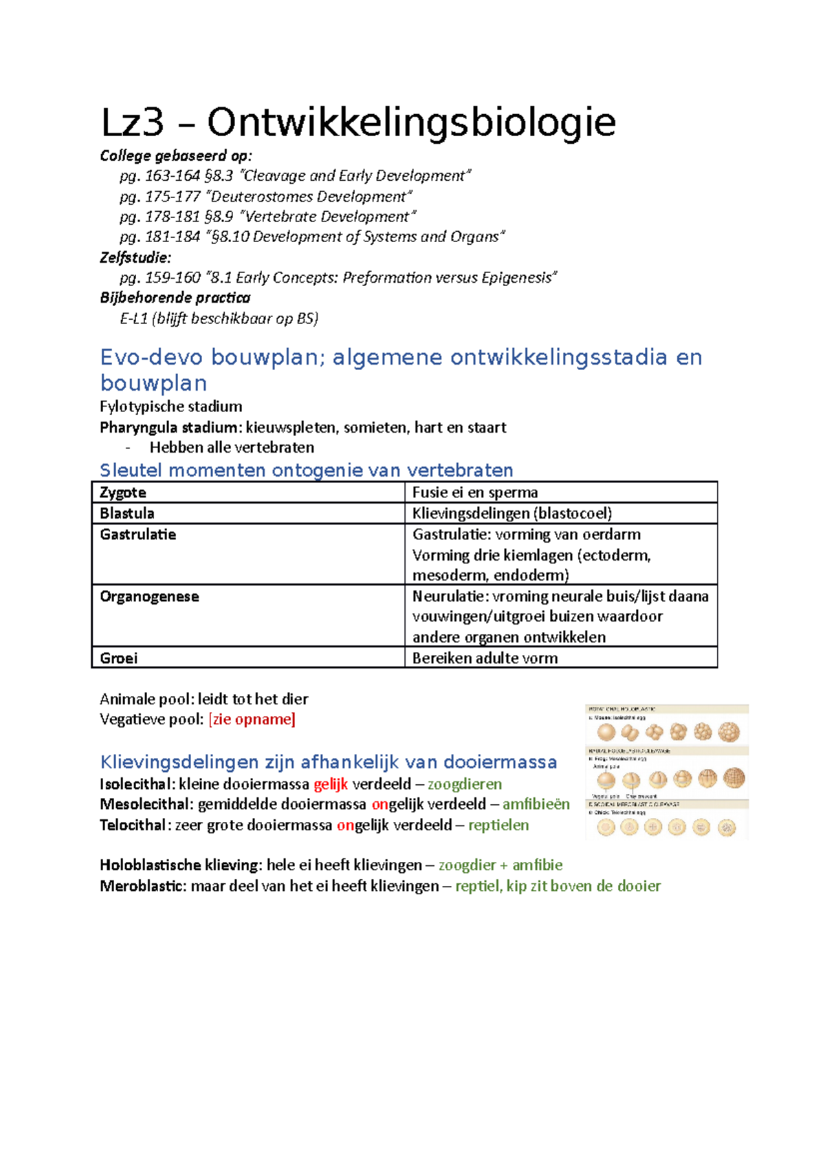 Lz3 - Lecture aantekeningen en samenvatting - Lz3 ...