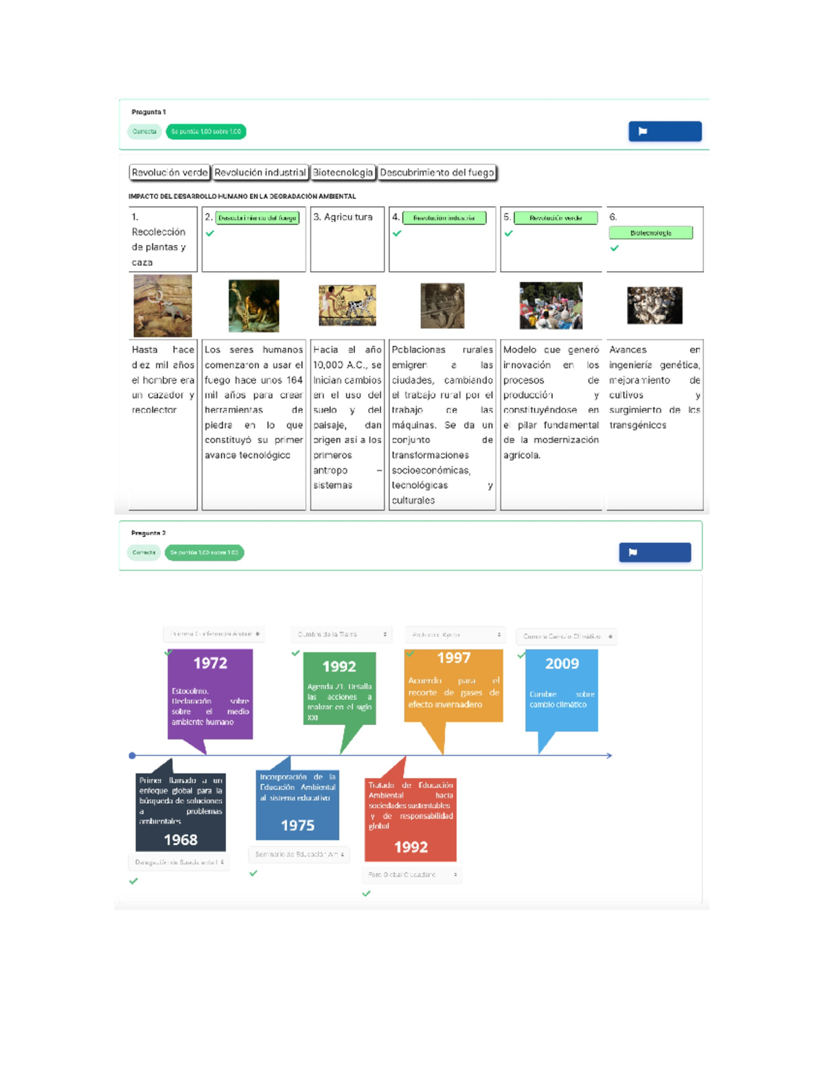BI-130 Actividad 1-Línea de Tiempo - Educación Ambiental - Studocu