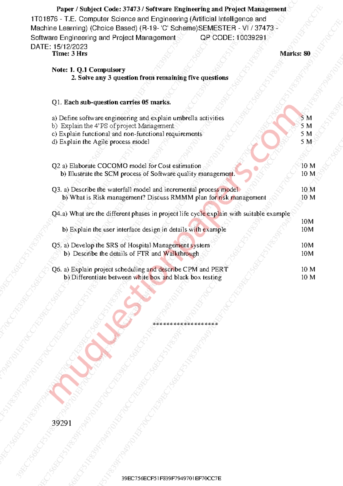 SEPM 2023 December - Semp notes - - Studocu