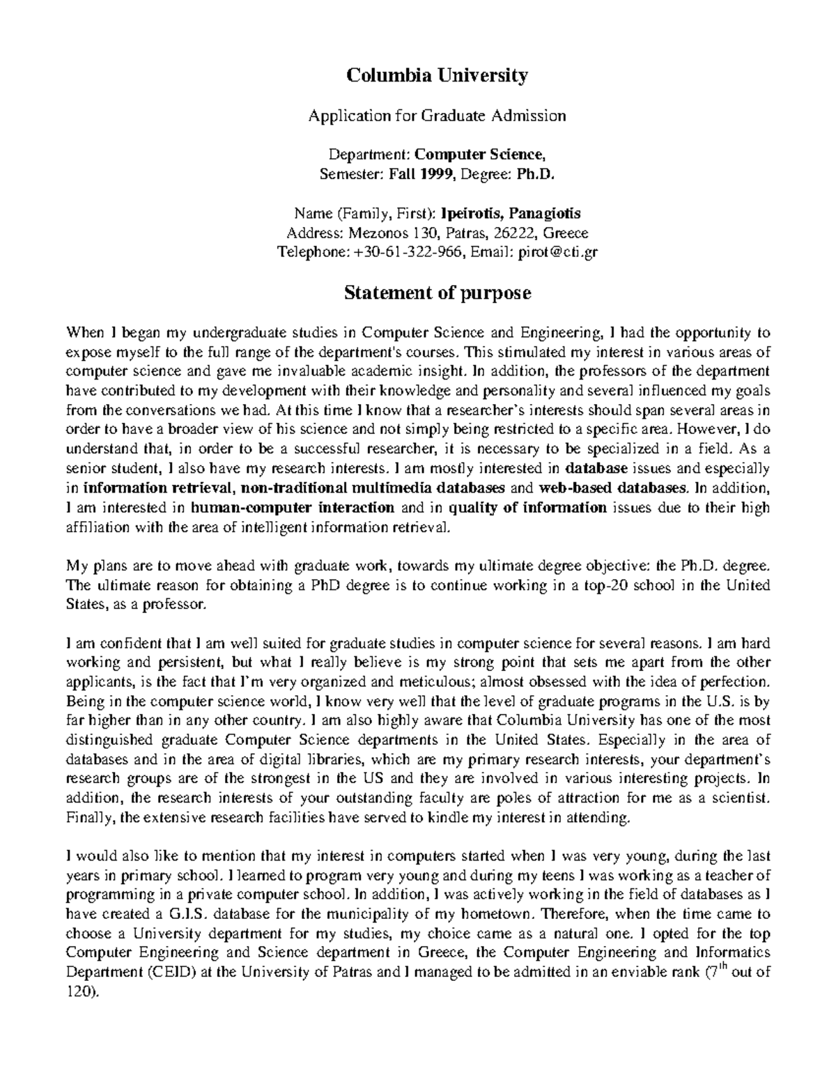 Pdf - columbia cs - Columbia University Application for Graduate ...