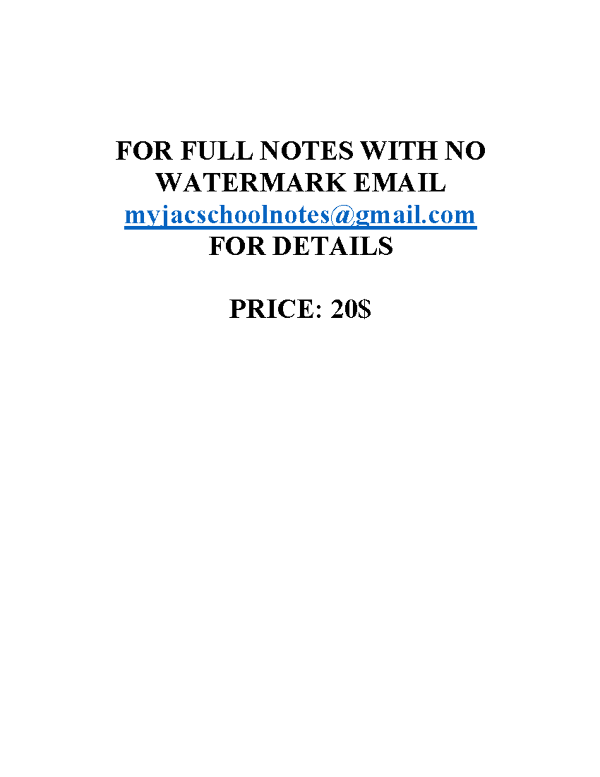 202-NYA-05 General Chemistry Notes - FOR FULL NOTES WITH NO WATERMARK ...