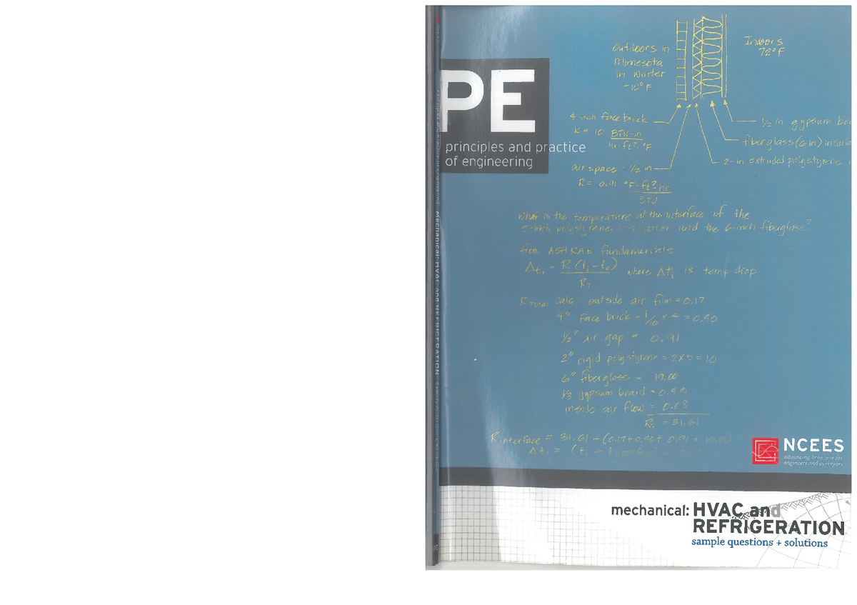 PE Mechanical Engineering HVAC and Refrigeration Practice Exam ...