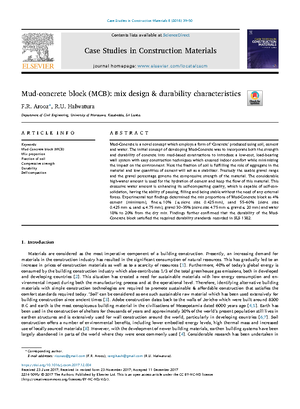 1-s2 - Self-Compacted Clay based Concrete (SCCC): proof-of-concept ...