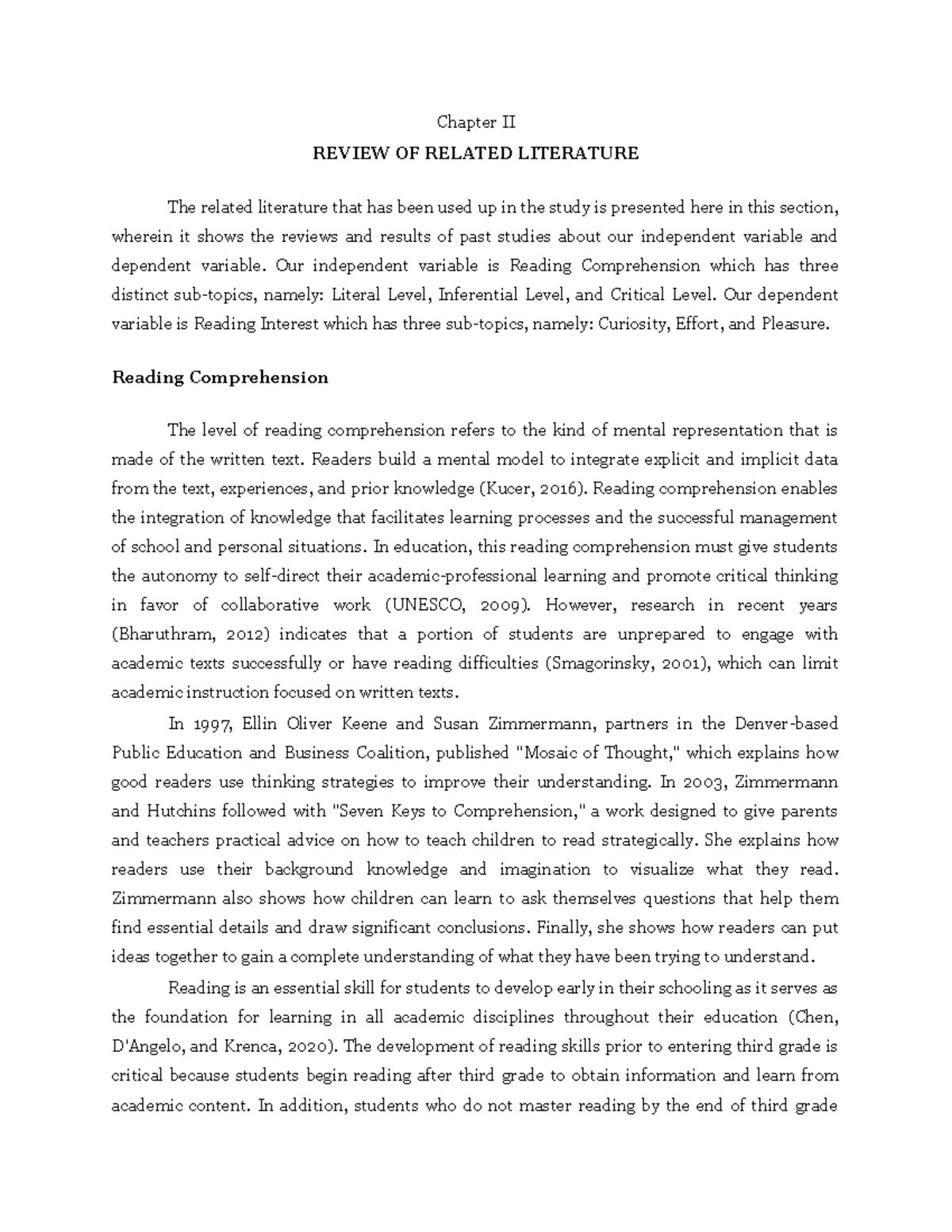 chapter 2 research - Chapter II REVIEW OF RELATED LITERATURE The ...