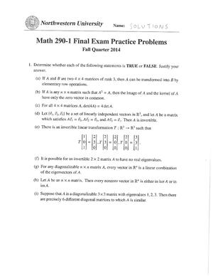 290-1-m1-F15 Soln - Practice Notes - MATH 290 - Studocu