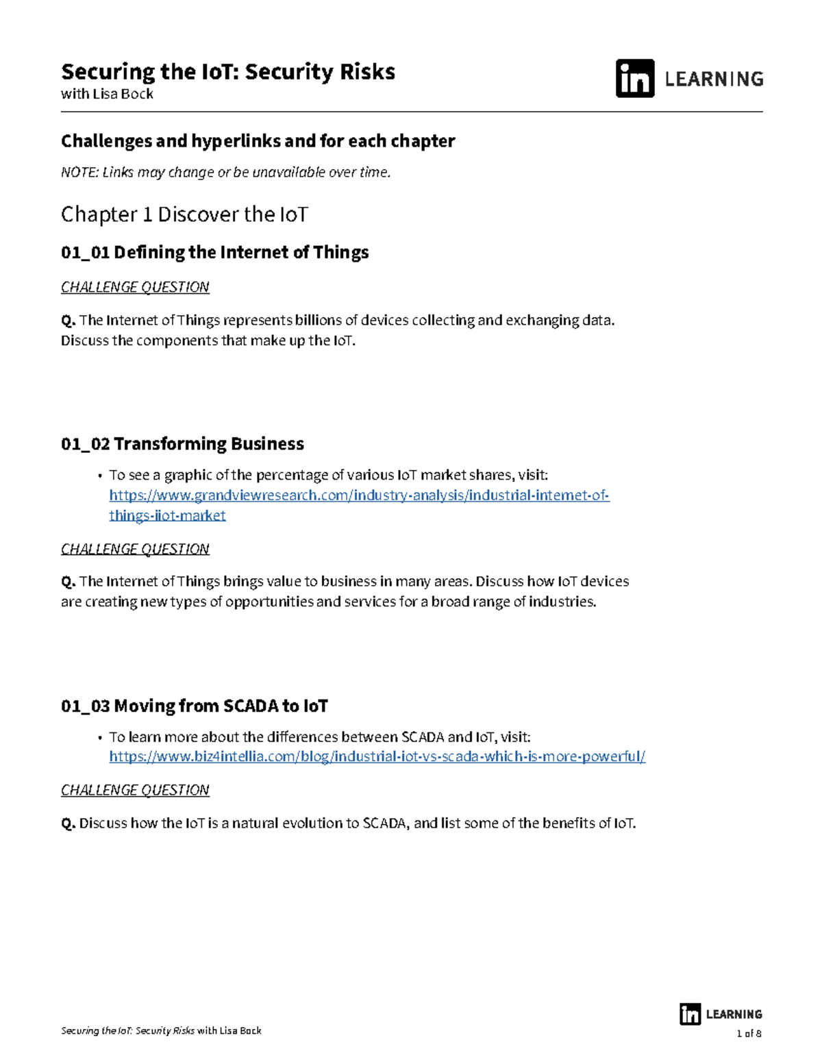 Io TSec - Challenges and Links - Securing the IoT: Security Risks with ...