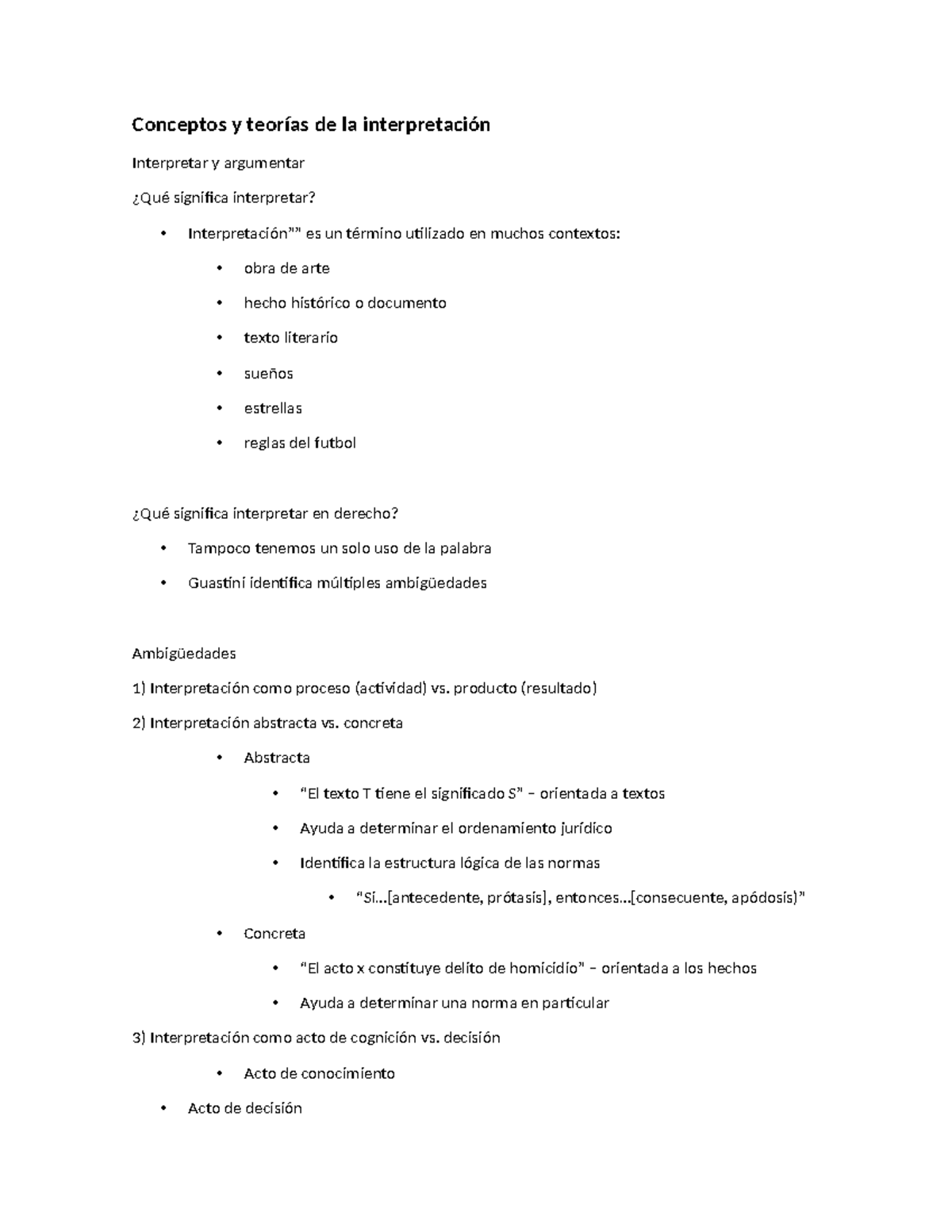 Razonamiento prueba 3 - Conceptos y teorías de la interpretación ...