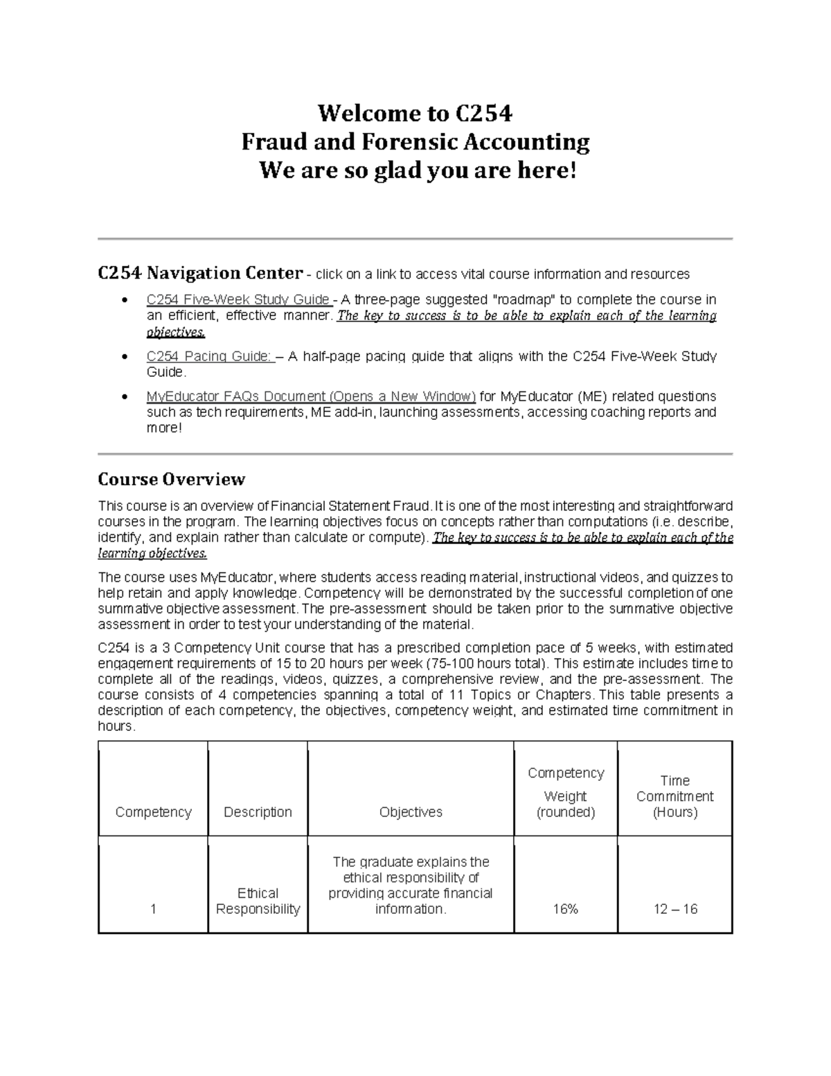 C254 Course Resource Document - Welcome to C Fraud and Forensic ...