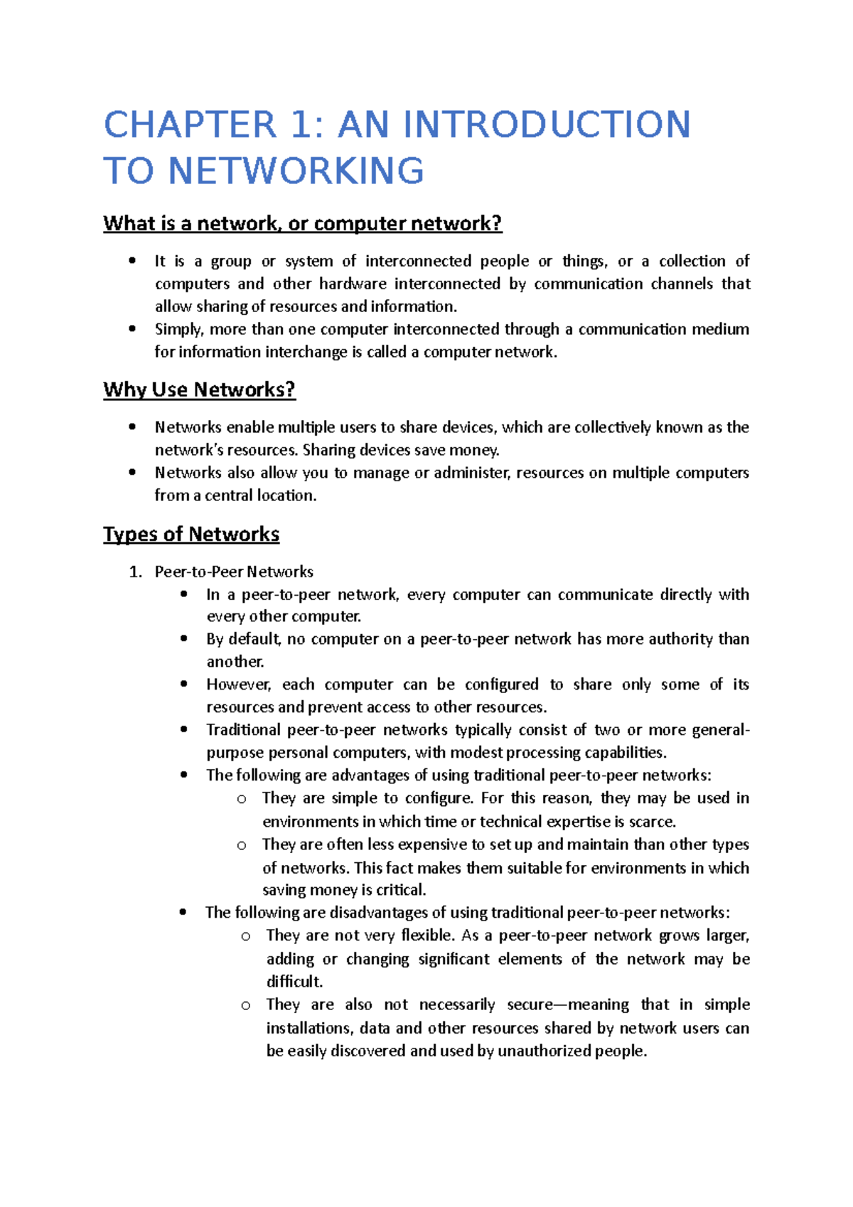 Prescribed Textbook Chapter 1 notes - CHAPTER 1: AN INTRODUCTION TO ...